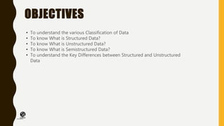 Classification of data | PPTX
