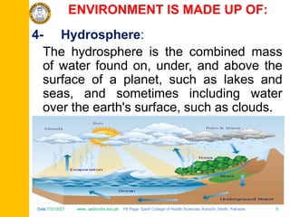 “the environment and its impact on community health” | PPTX