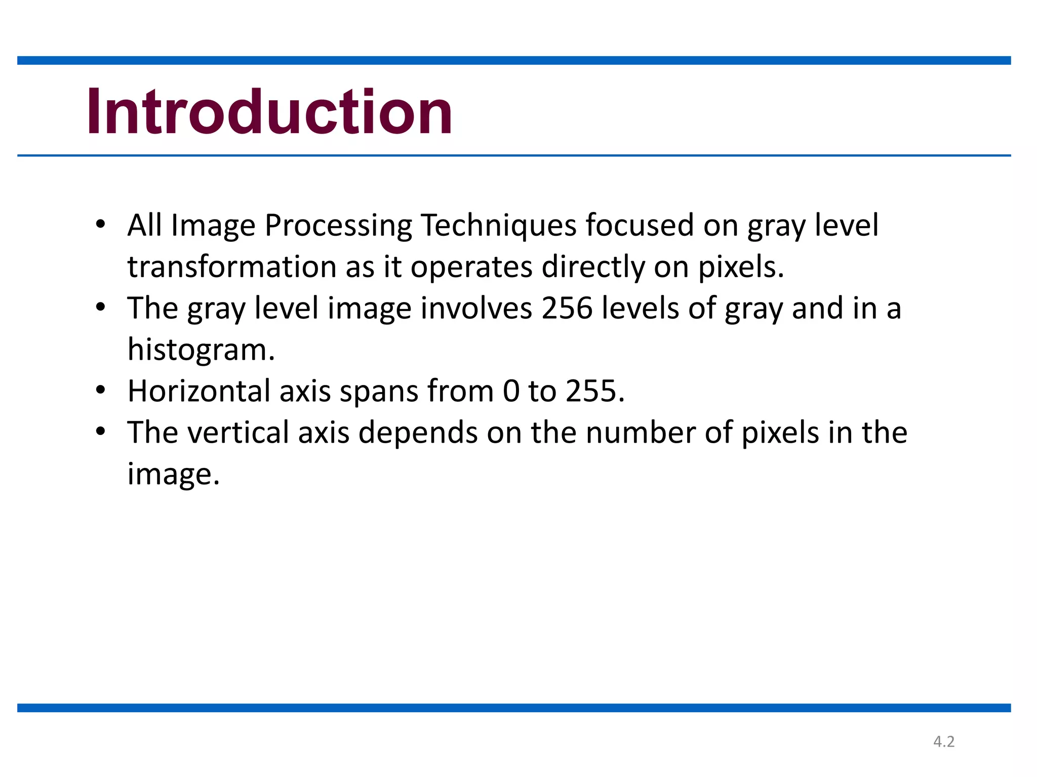 5. gray level transformation | PPTX