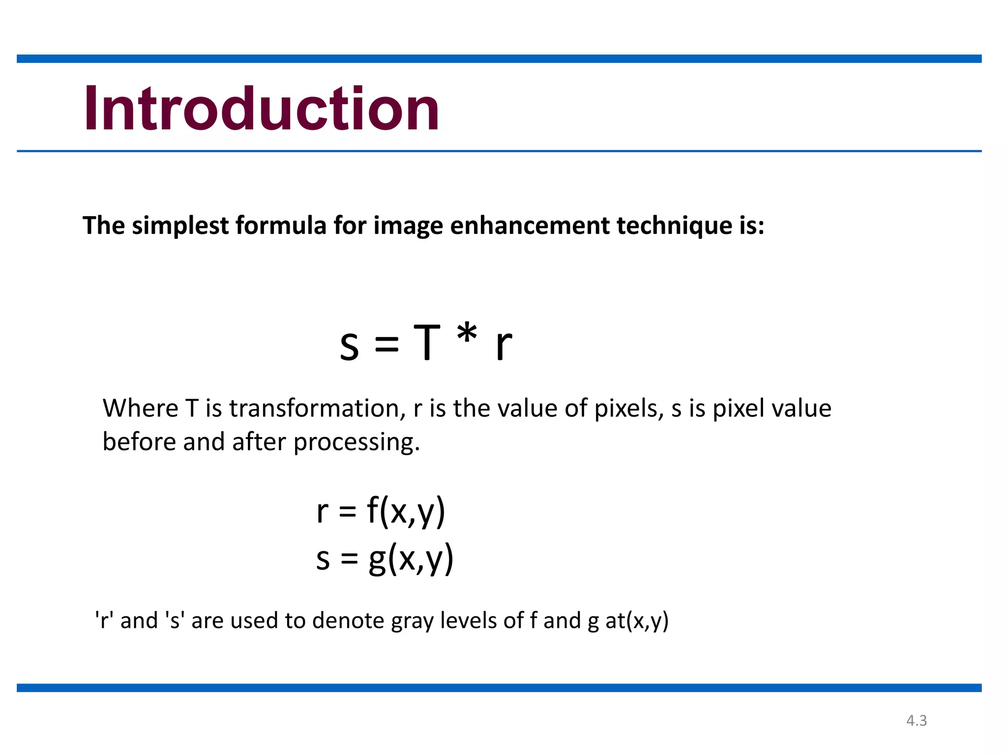 5. gray level transformation | PPTX