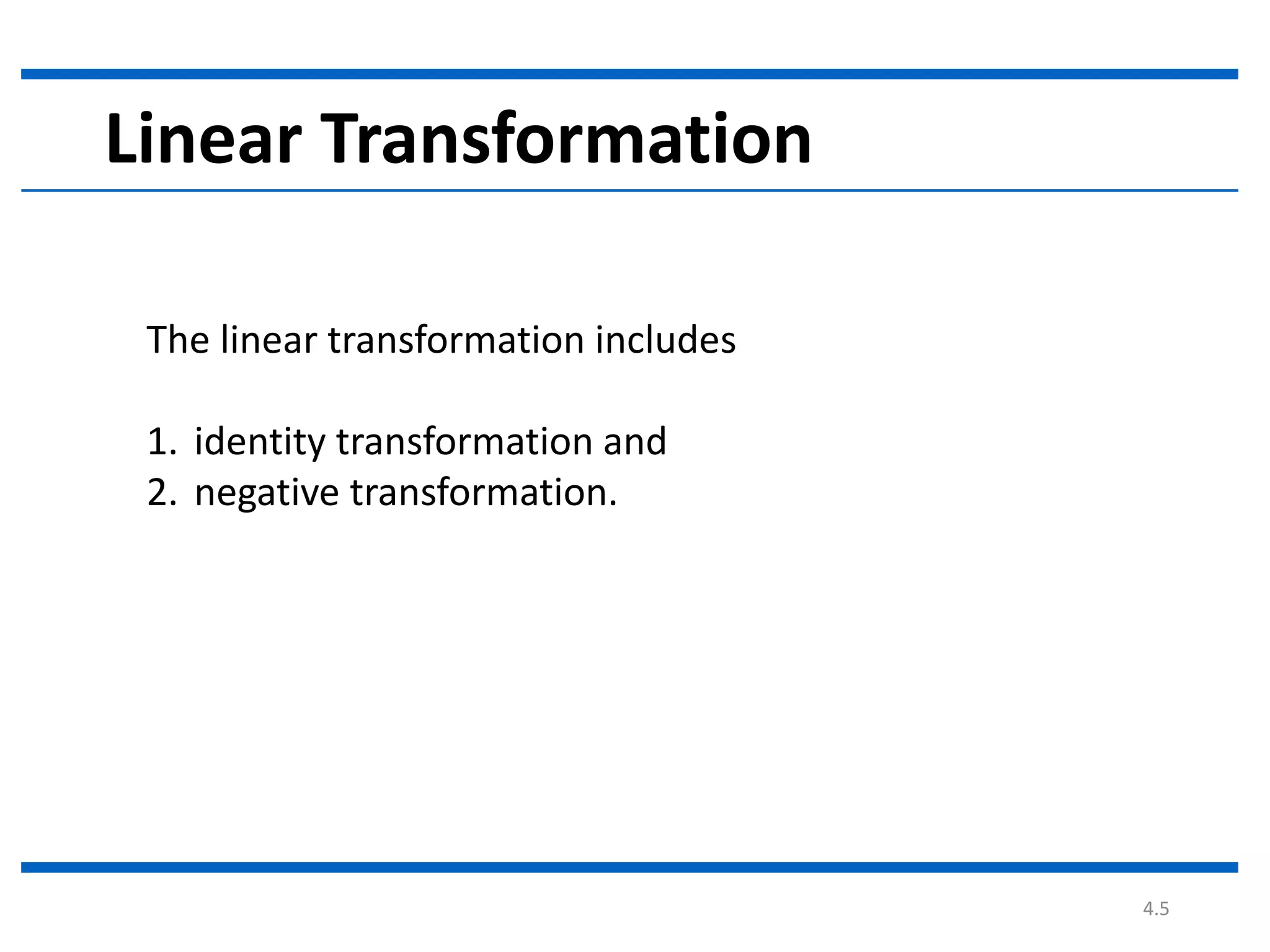 5. gray level transformation | PPTX