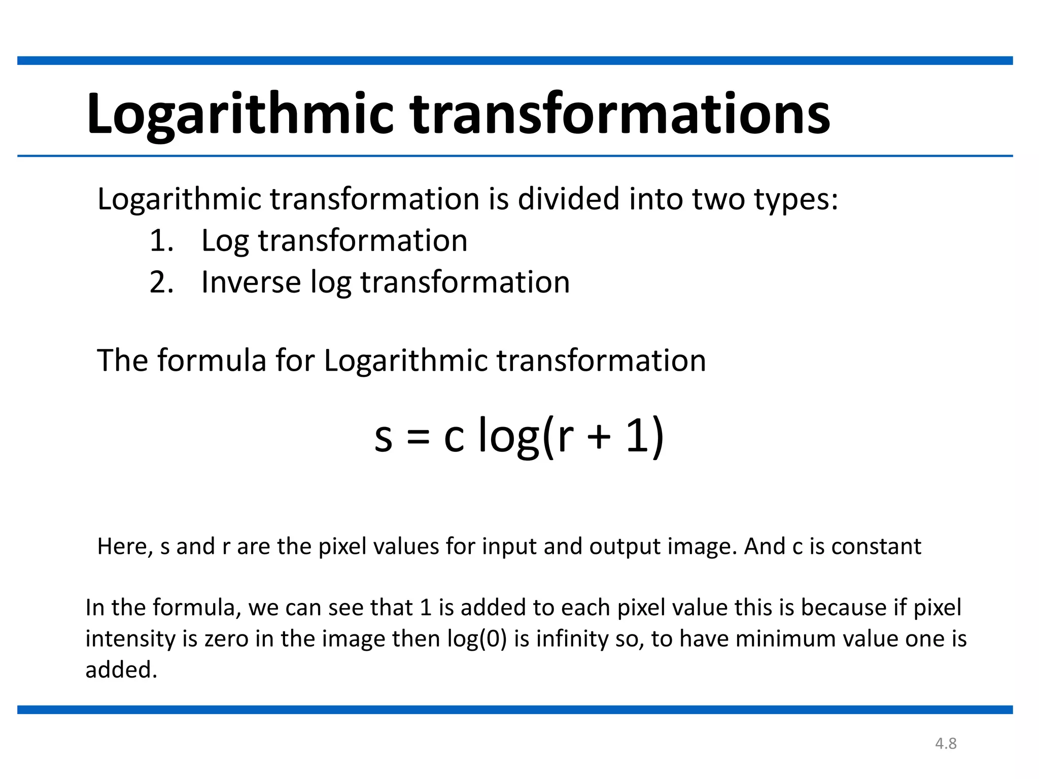 5. gray level transformation | PPTX