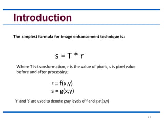 5. gray level transformation | PPTX