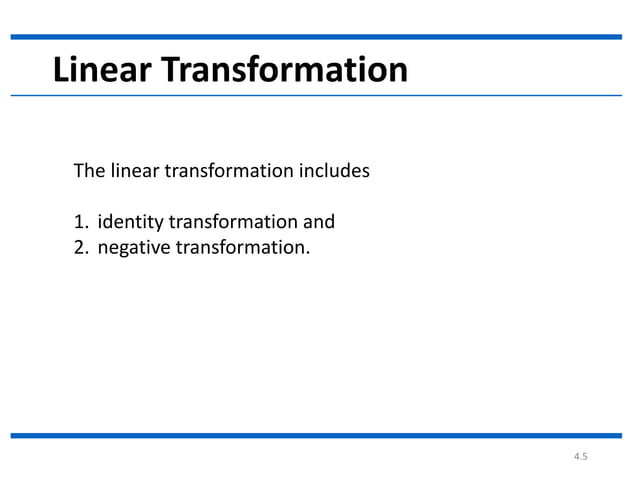 5. gray level transformation | PPTX