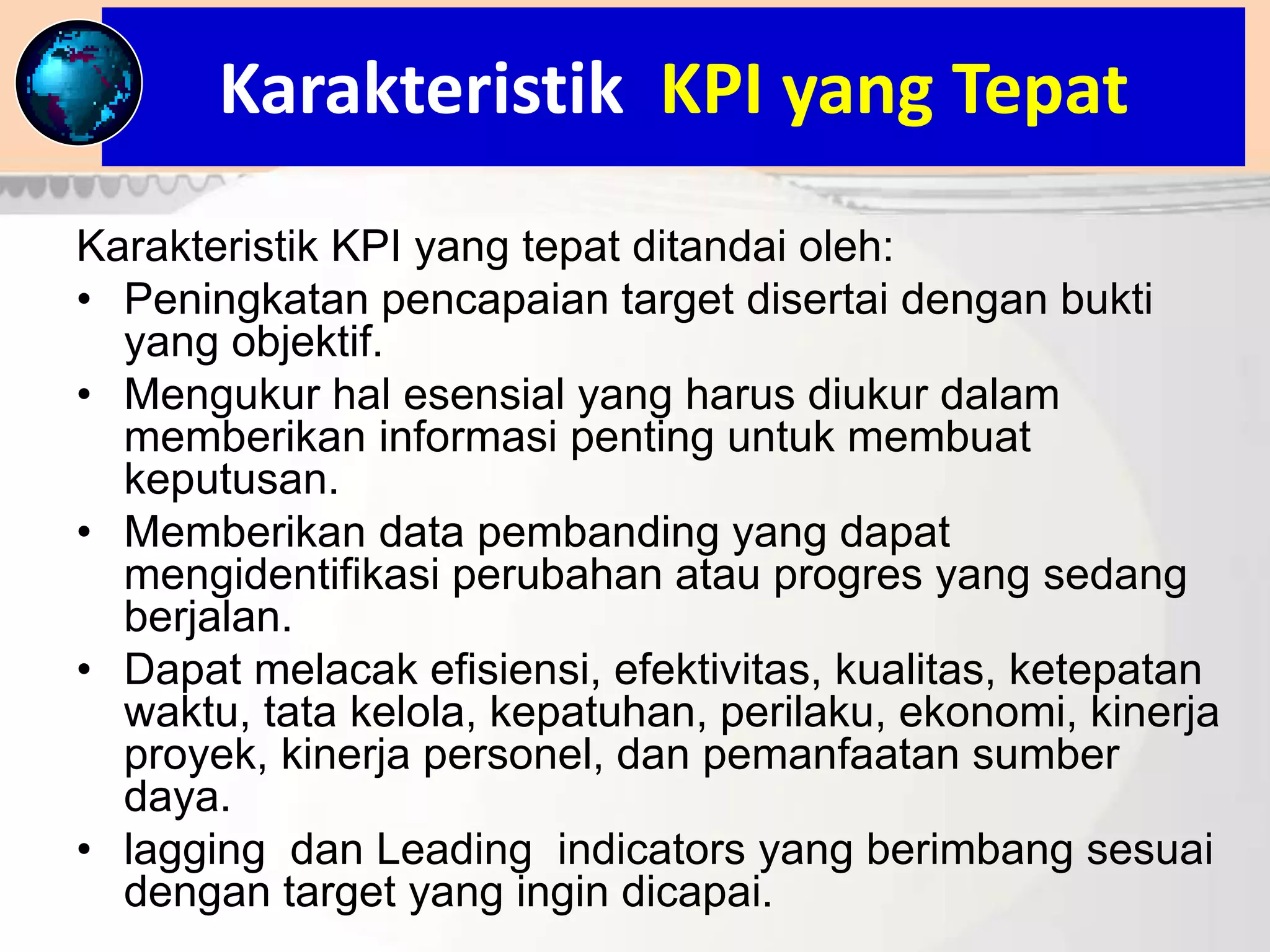Menyusun Pengukuran Kinerja (KPI) Divisi/Departemen _Training BALANCED ...