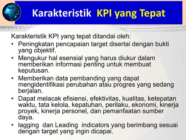 Menyusun Pengukuran Kinerja (KPI) Divisi/Departemen _Training BALANCED ...