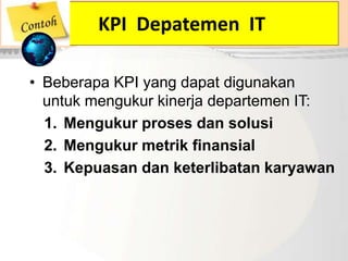 Menyusun Pengukuran Kinerja (KPI) Divisi/Departemen _Training BALANCED ...