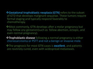 Gestational Trophoblastic Disease | PPTX
