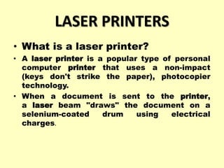 INPUT AND OUTPUT DEVICES | PPTX