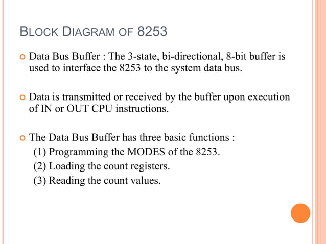 5 Programmable Interval Timer 8253 Pptx Computing Technology And Computing