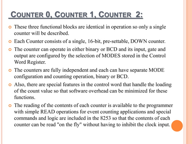 5 Programmable Interval Timer 8253 Pptx Computing Technology And Computing