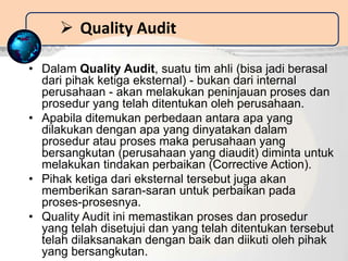 Metode Assessmen Quality Assurance | PPTX