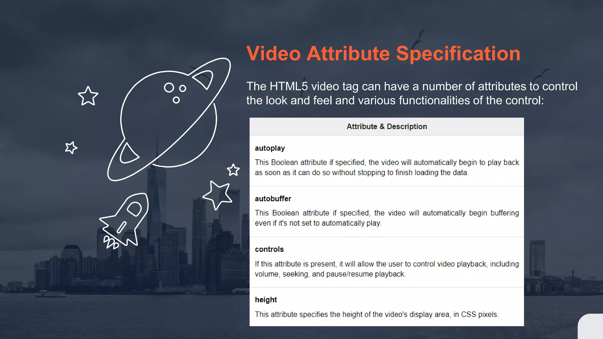 HTML 5: Audio And Video | PPTX
