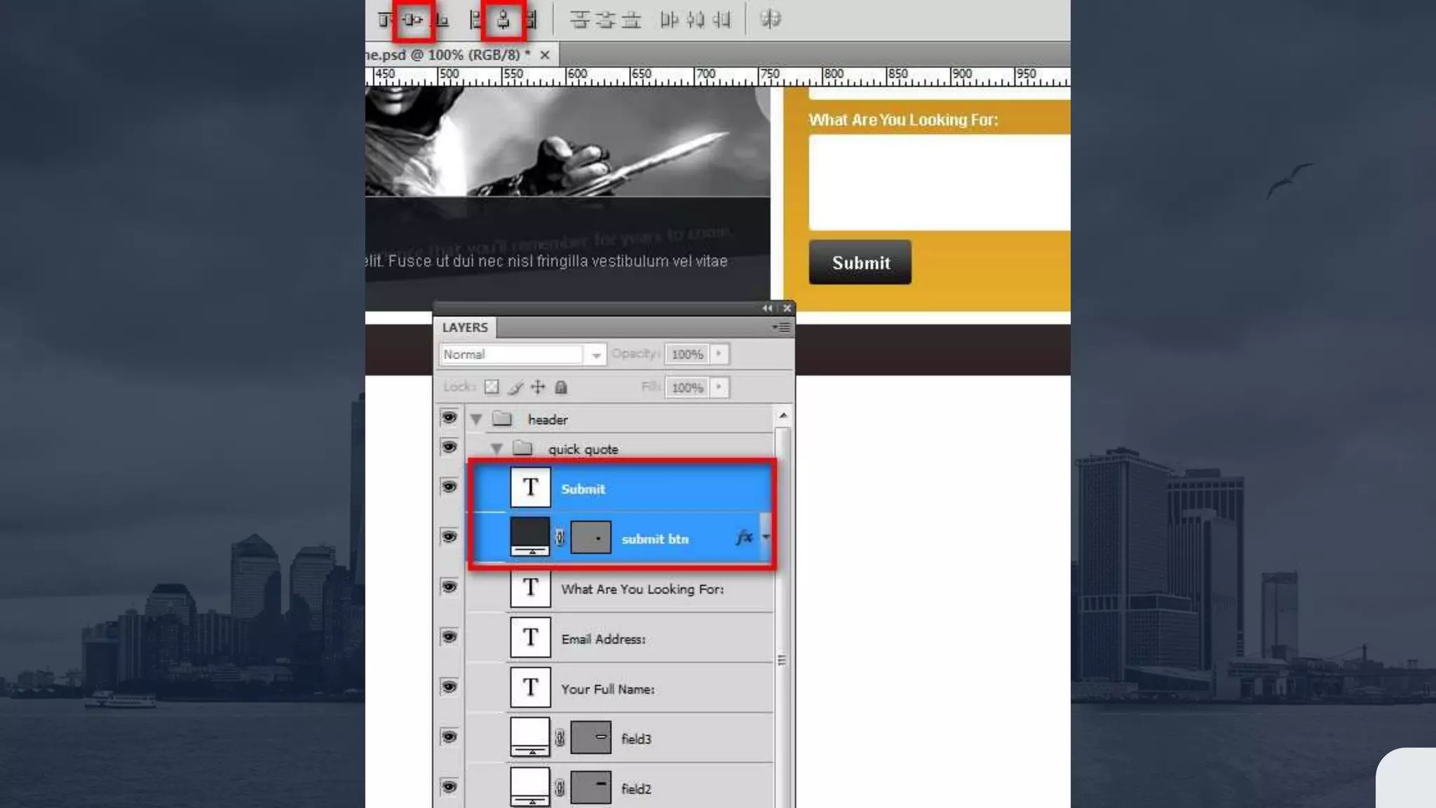 Create The Quick Quote Section: | PPTX