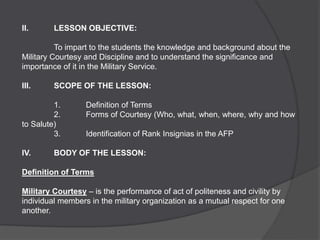 5. military courtesy_and_discipline | PPTX