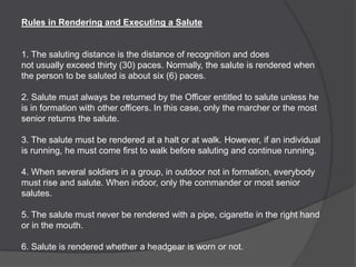 Senior Salute Wording