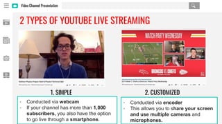 YouTube LIVE | PDF