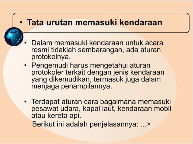 Protokoler dan Teknik Penyusunan Acara, Tempat, dll _Training Effective ...