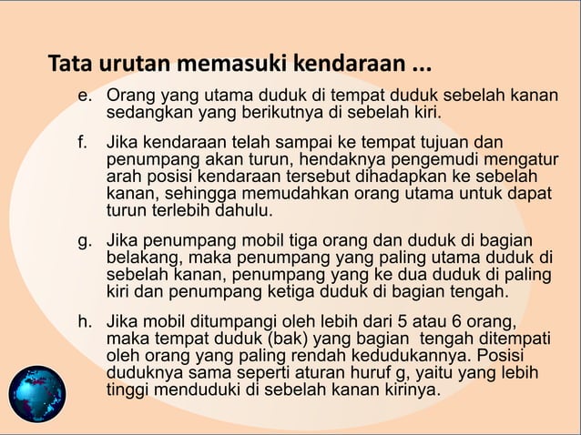 Protokoler dan Teknik Penyusunan Acara, Tempat, dll _Training Effective ...