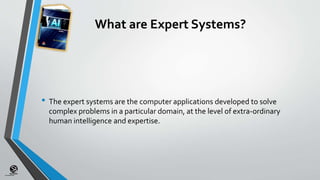 Expert systems | PPTX