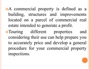 element of commercial building | PPT