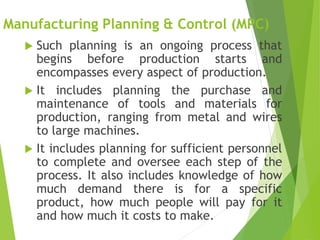 5. introduction to manufacturing_plannin | PPT