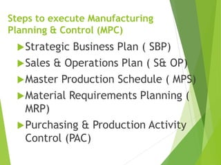 5. introduction to manufacturing_plannin | PPT
