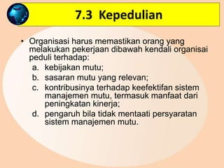 Klausul 7: Supporting (ISO 9001:2015)_ Training "SISTEM MANAJEMEN MUTU" | PPTX