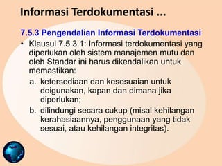 Klausul 7: Supporting (ISO 9001:2015)_ Training "SISTEM MANAJEMEN MUTU" | PPTX