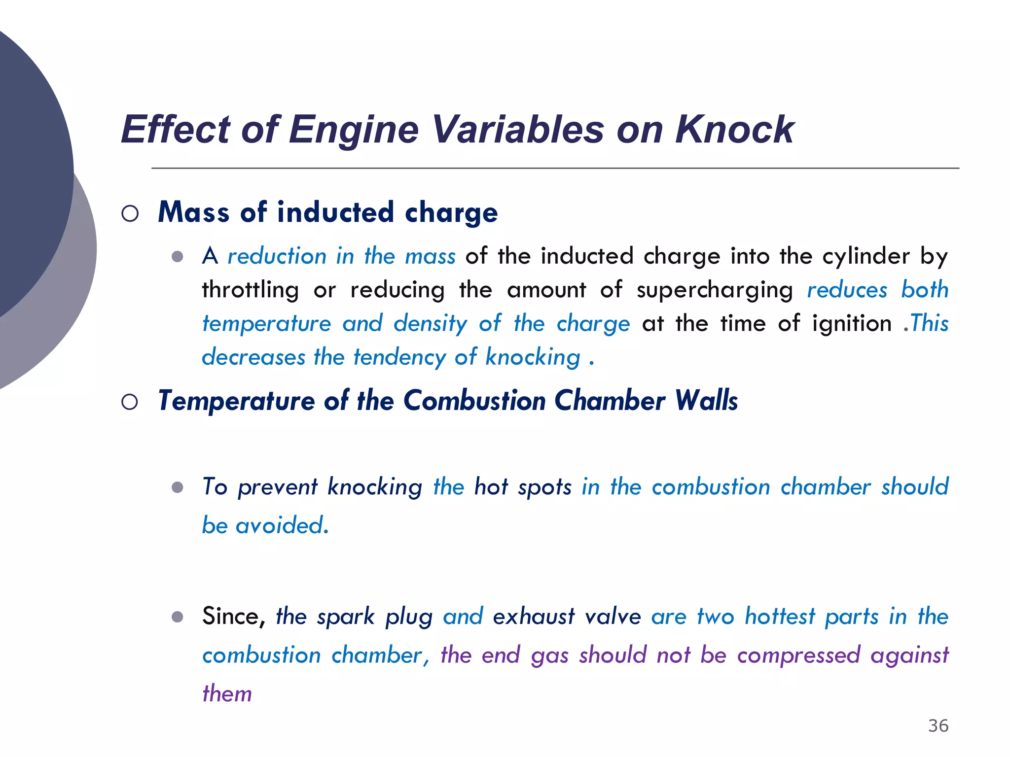 5.2 combustion and combustion chamber for si engines | PDF