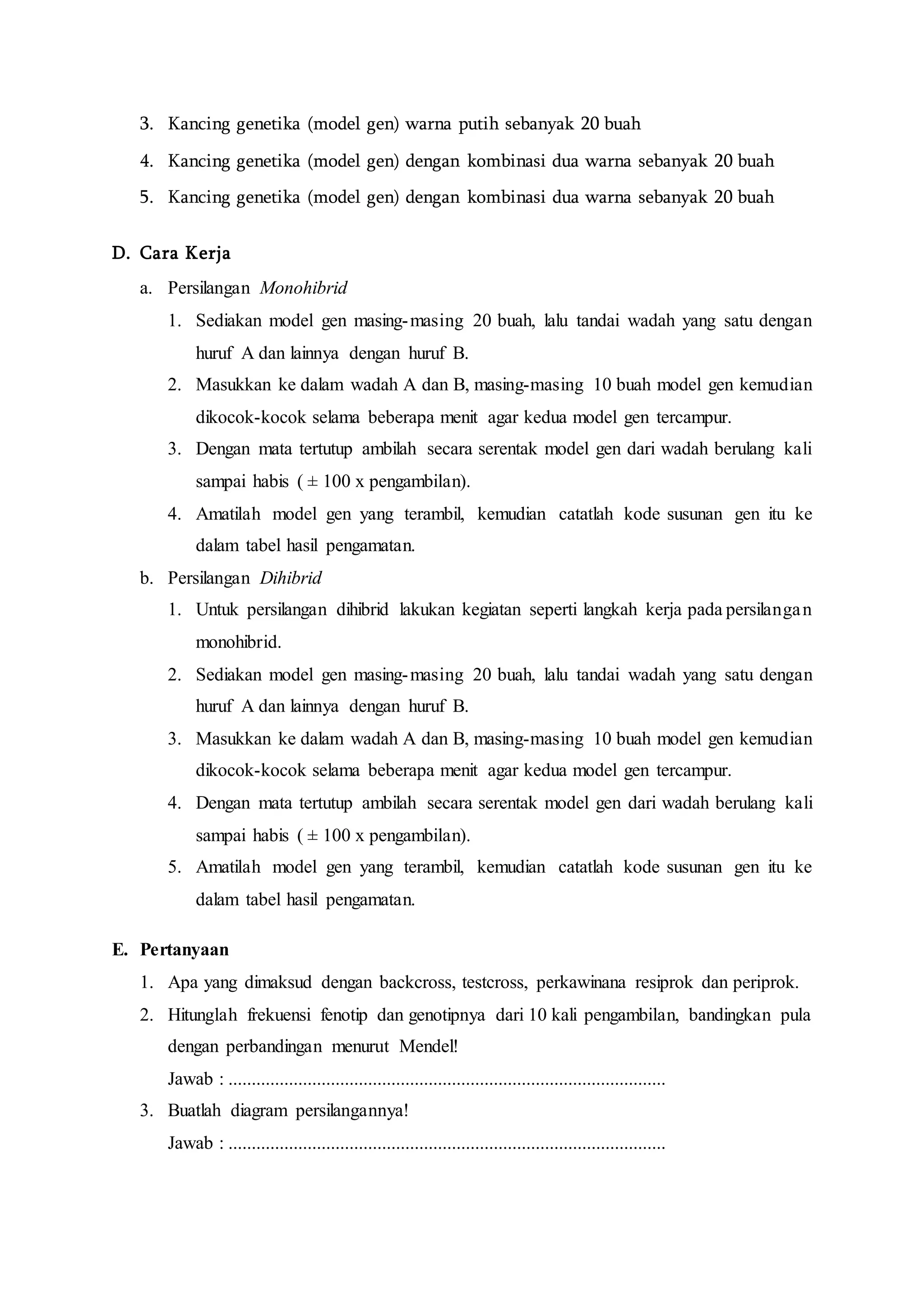 5. lkpd mendel | DOCX