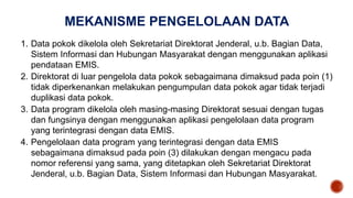 5. materi pak dodi (emis pusat) regulasi sistem pendataan rakor emis ...