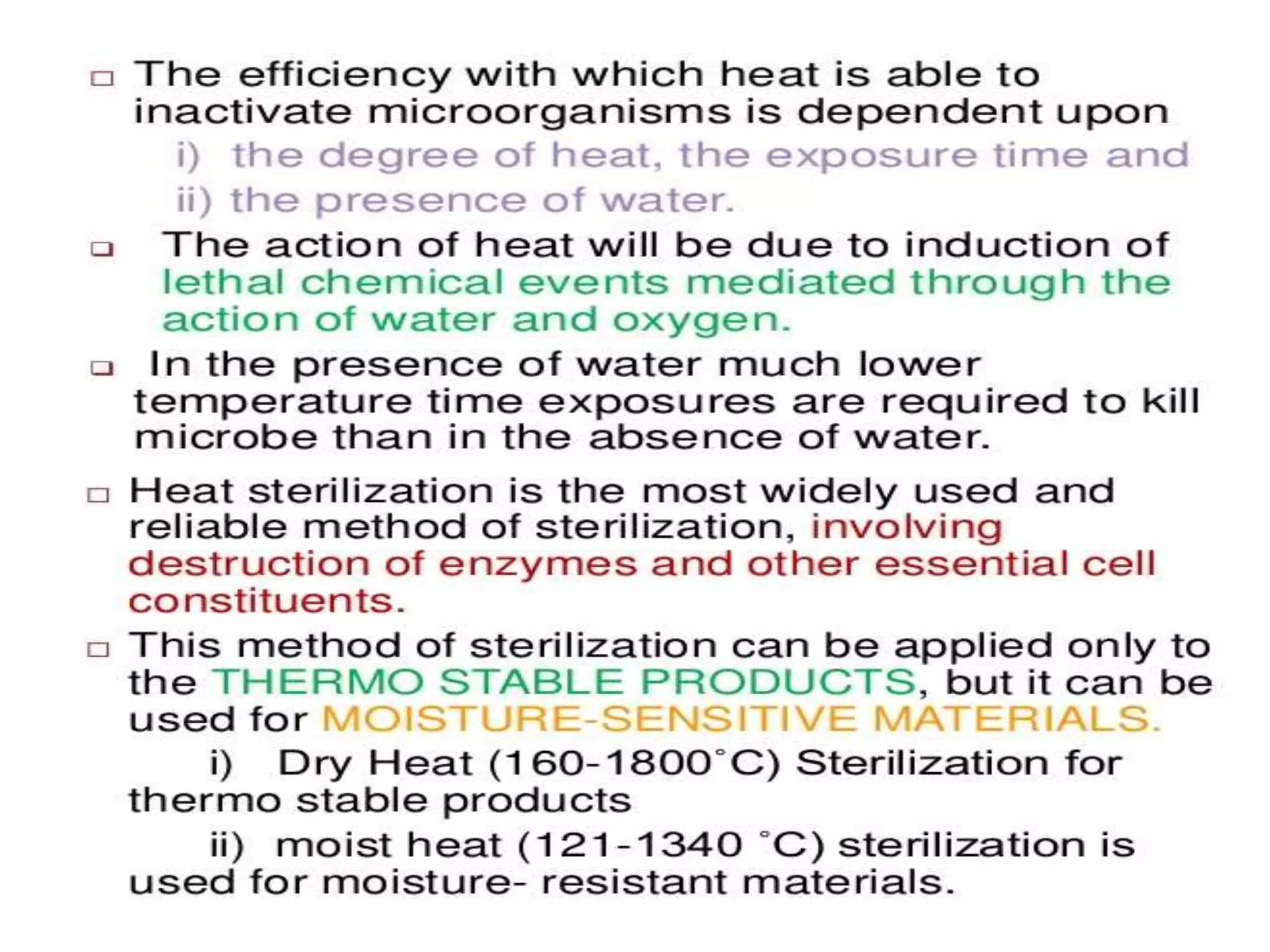 Heat sterilization | PPTX