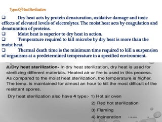 Heat sterilization | PPTX