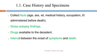 5. analytic and forensic toxicology | PPTX