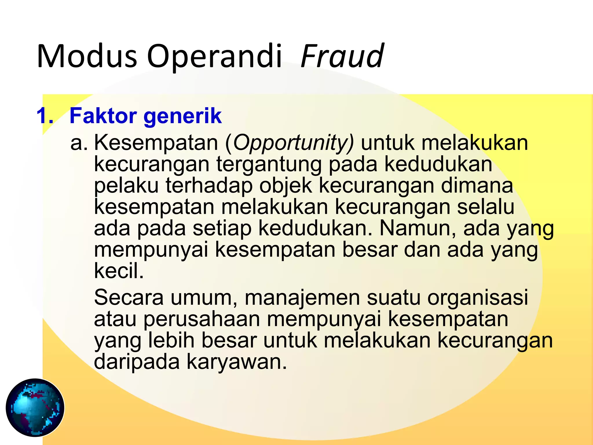Modus Operandi dan Skenario Fraud _Training FRAUD RISK ASSESSMENT | PPTX
