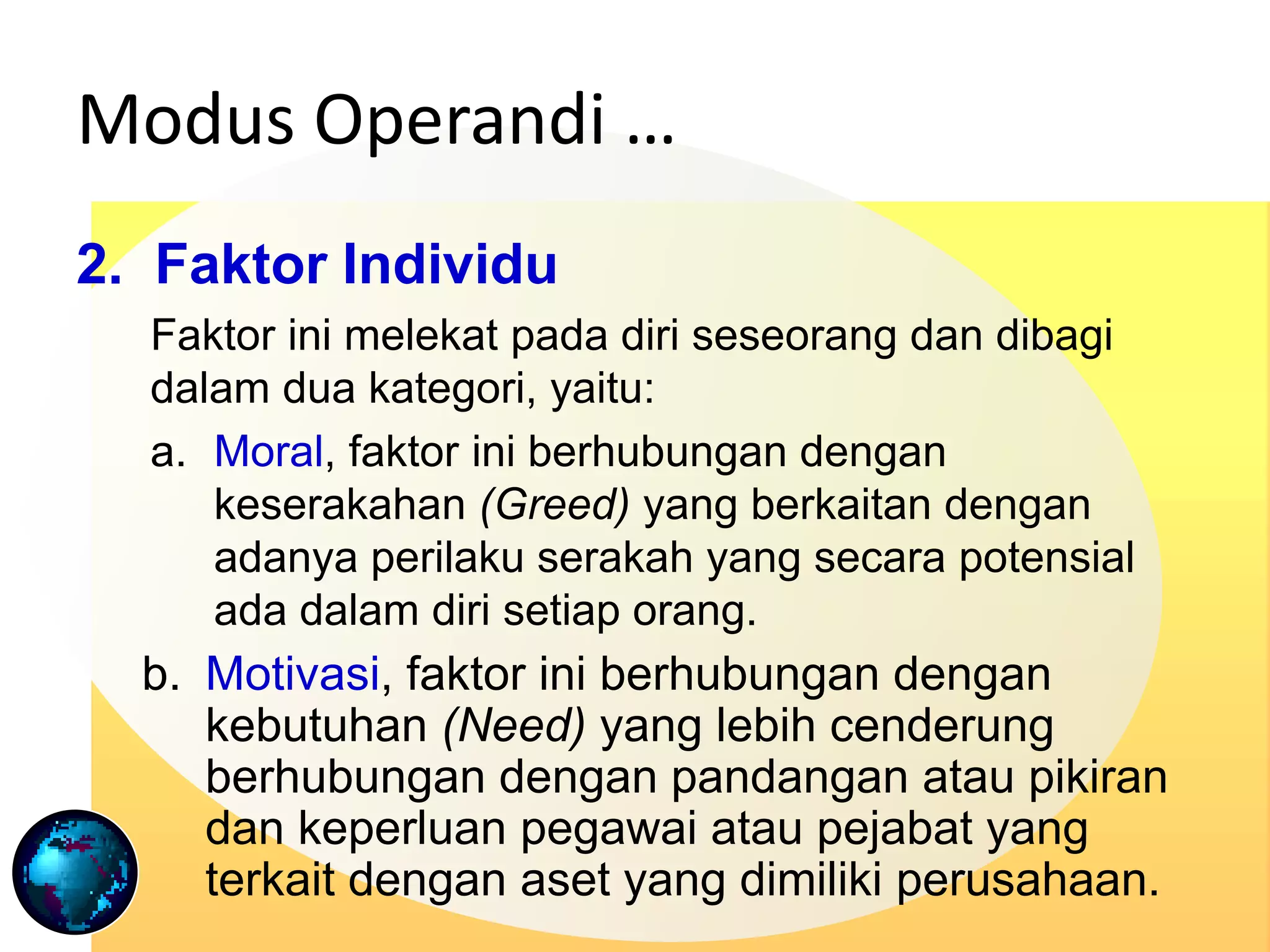 Modus Operandi dan Skenario Fraud _Training FRAUD RISK ASSESSMENT | PPTX
