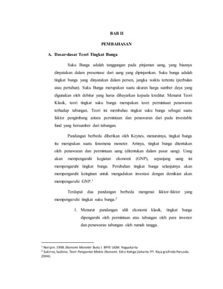 Dasar-dasar teori tingkat bunga.docx