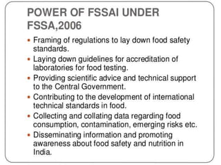 Food laws & Regulations | PPTX