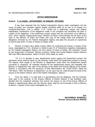 5. WAPDA Guide Line for enforcing the responsibility for losses 1982.DOC