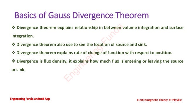 Gauss Divergence Theorem | PDF