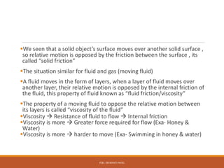 5. Fluid mechanics & hydrodynamics (Biomedical physicstx | PPTX