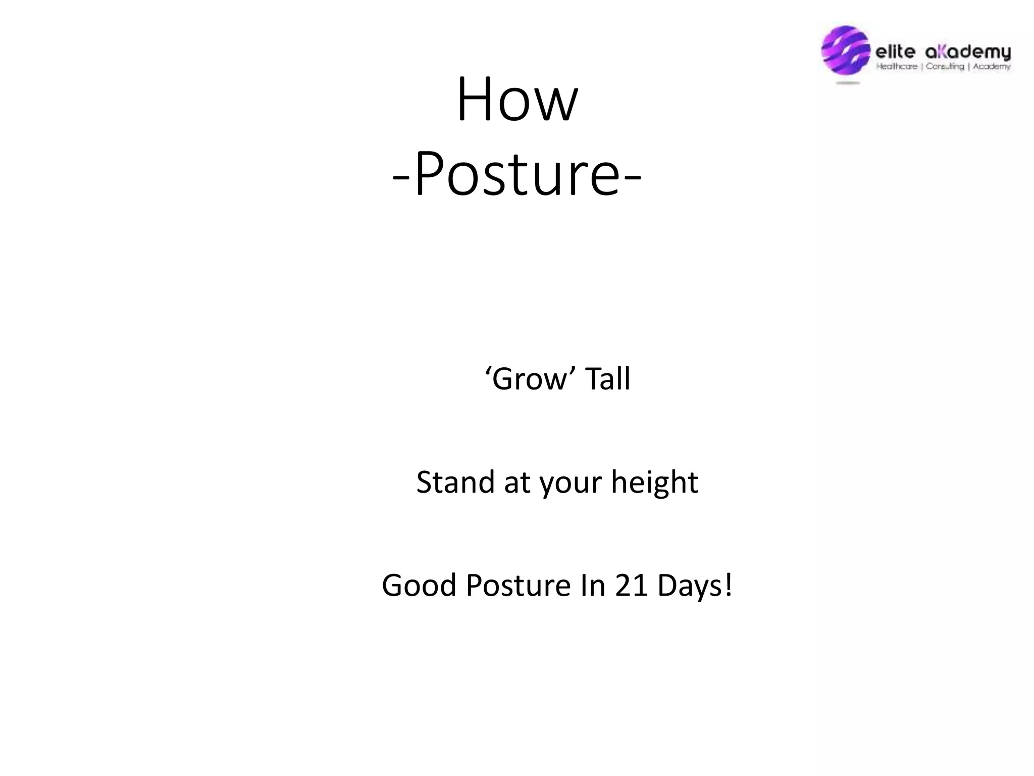 Leadership - Why Posture is Crucial, and how 3 Minutes of Exercises can ...