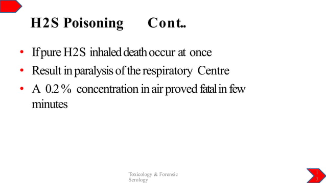 Asphyxiants.pptx | Lung and Respiratory Health | Diseases and Conditions