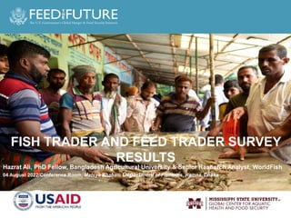 FIL Outreach workshop presentation 5: Fish trader and feed trader ...