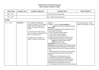 5. Weekly Home Learning Plan in Science.docx