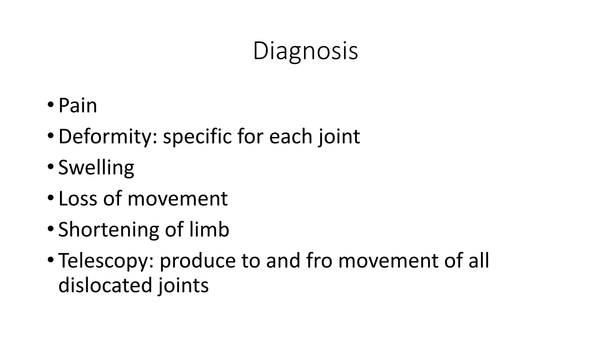 Common Dislocations and subluxations | PPTX