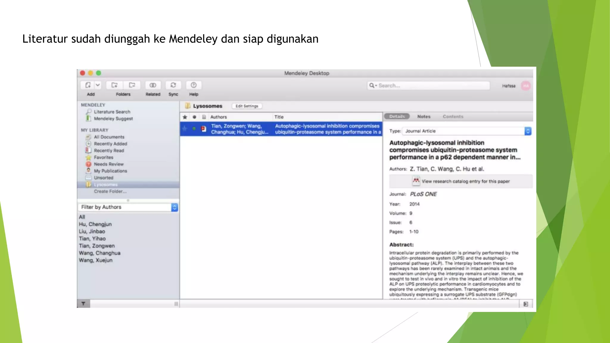 5. Cara Menggunakan Mendeley.pptx