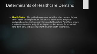 Determinants of Health Care Demand, Supply and.pptx