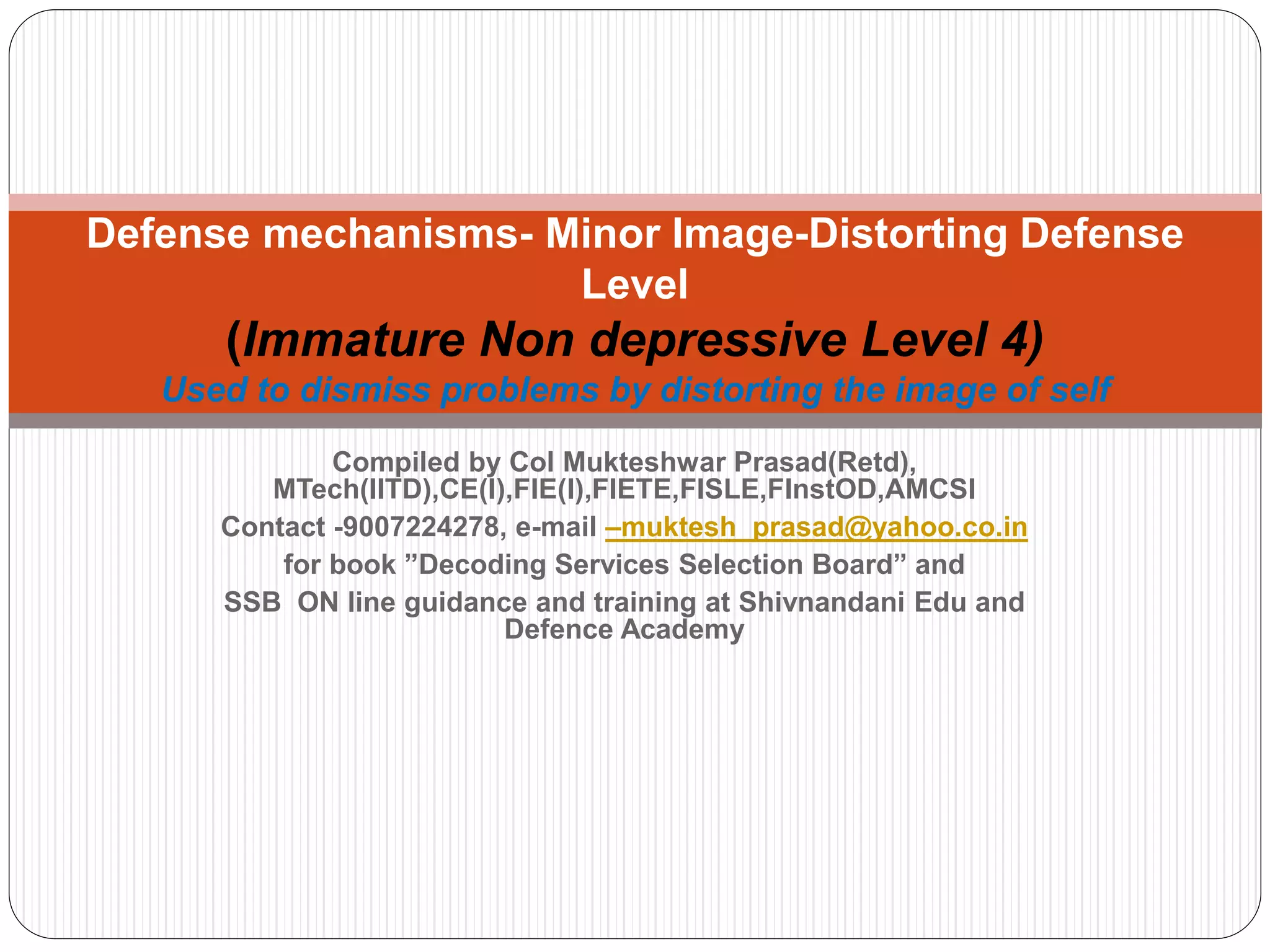 5.Defense mechanisms-Minor Image-Distorting Defense Level.pptx